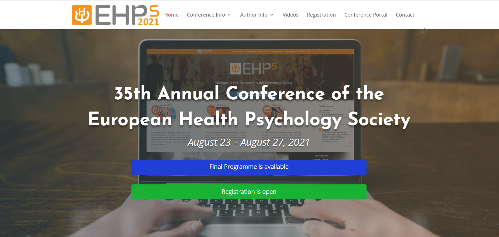 35th annual conference of the European Health Psychology Society ...